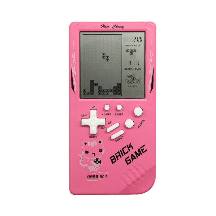 Large Screen Retro Children Handheld Game Console(Pink) – steams360 store